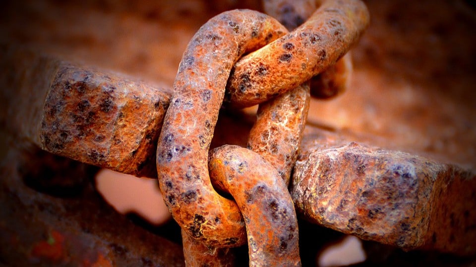 how to draw metal chain