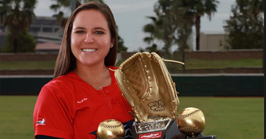 Catching drill with USSSA Chelsea Goodacre – MaxBP