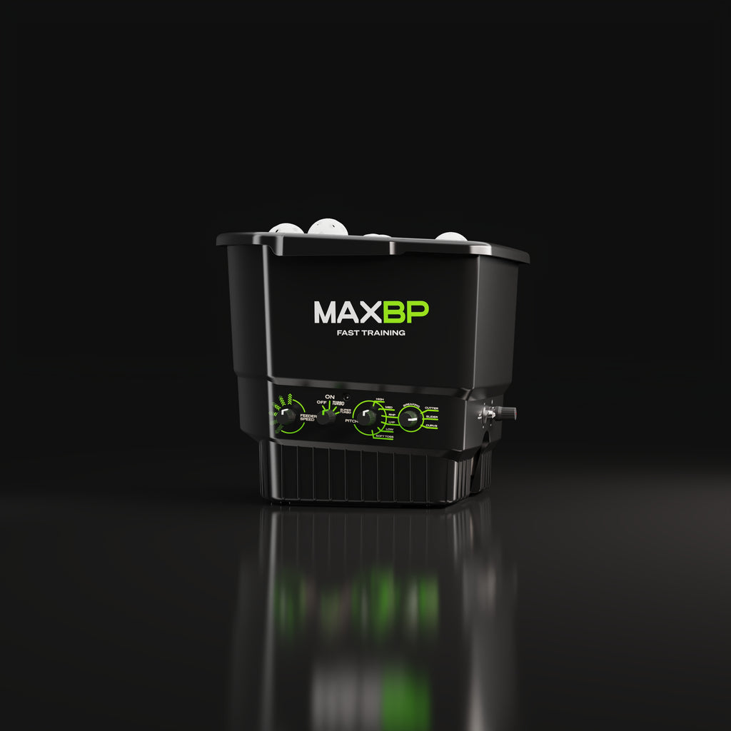 MaxBP Pro Pitching Machine - Batting and Reaction Training
